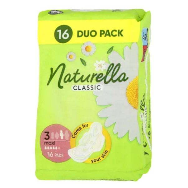 NATURELLA Classic Maxi sa kamilicom – higijenski ulošci (16 komada)
