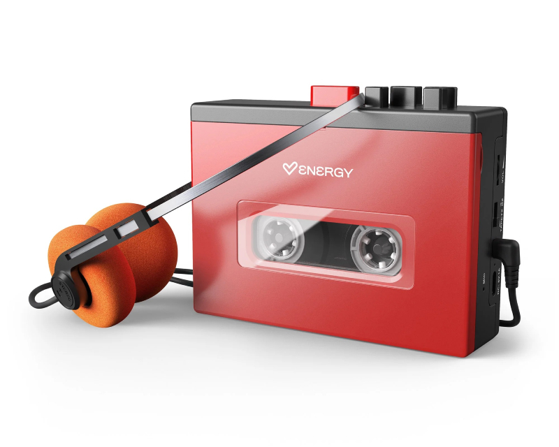 ENERGY SISTEM Portable Cassette Player Bluetooth crveno/crni (M50139)