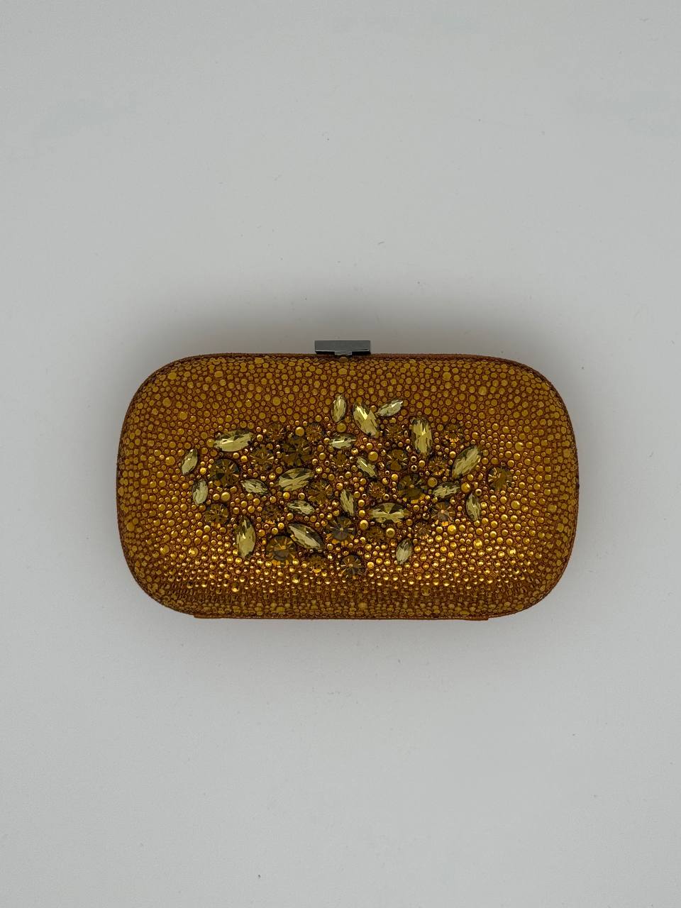 Le Silla Crystal Leather Clutch Bag
