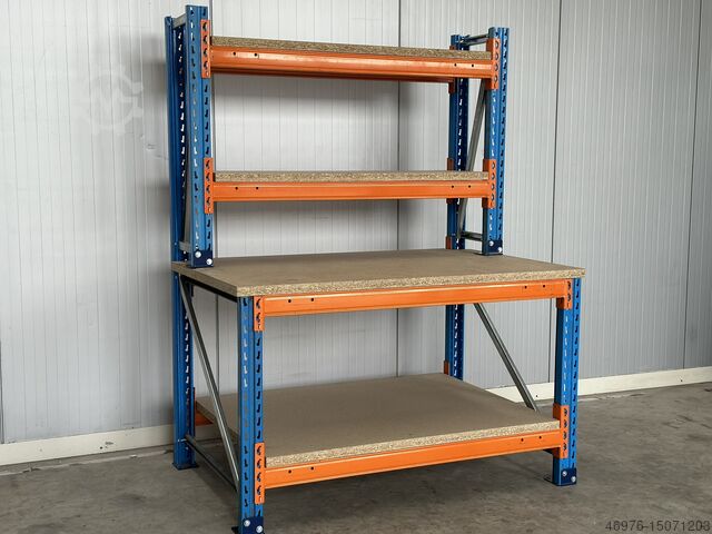 Ukupna širina: 1.550 mm / Visina: 2.000 mm
Stow Pal Rack NS Packtisch Versandtisch Arbeitstisch
