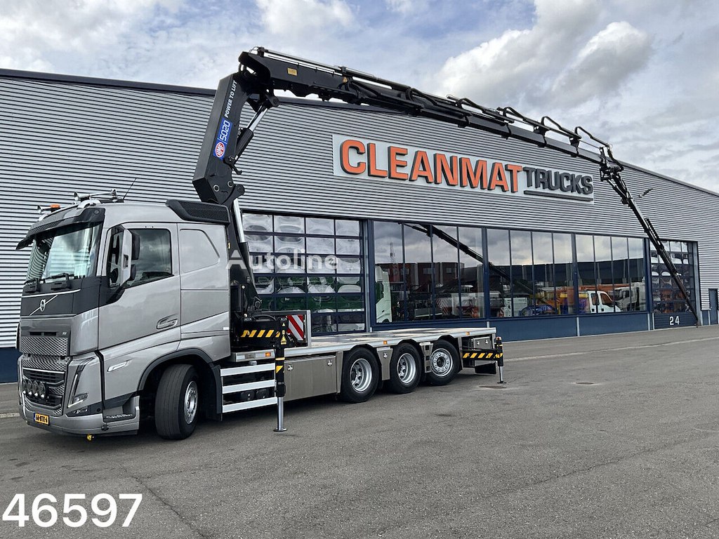 Volvo FH 500 8x4 HMF 50 Tonmeter laadkraan + Fly-Jib kamion platforma
