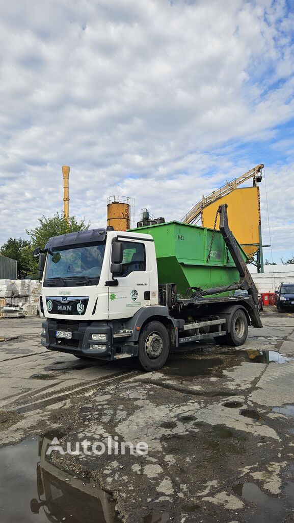 MAN TGM 18.250 kamion autopodizač kontejnera