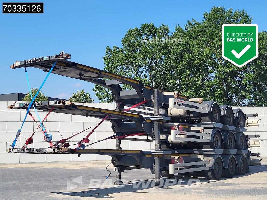 Kässbohrer CS 40ft Lift Axle Stack poluprikolica za prevoz kontejnera