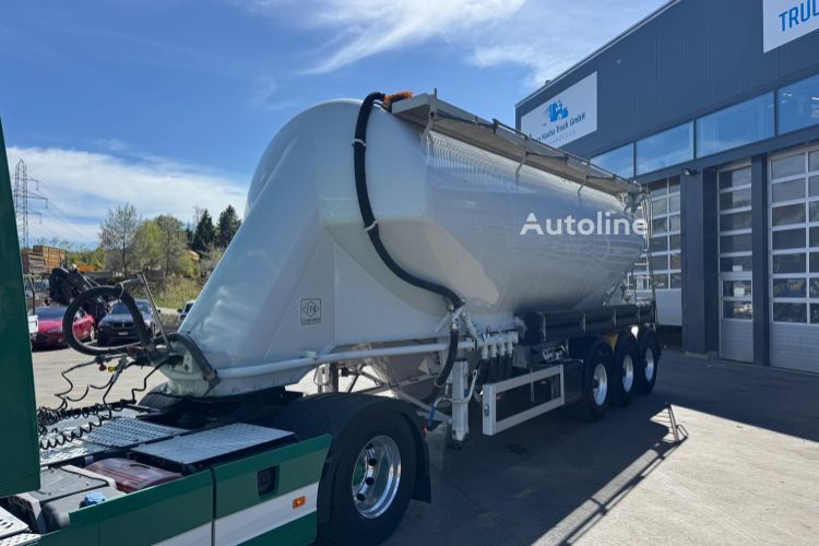 Feldbinder Cementsilo 37.3 Feldbinder mit Lenkachse cisterna za prevoz cementa