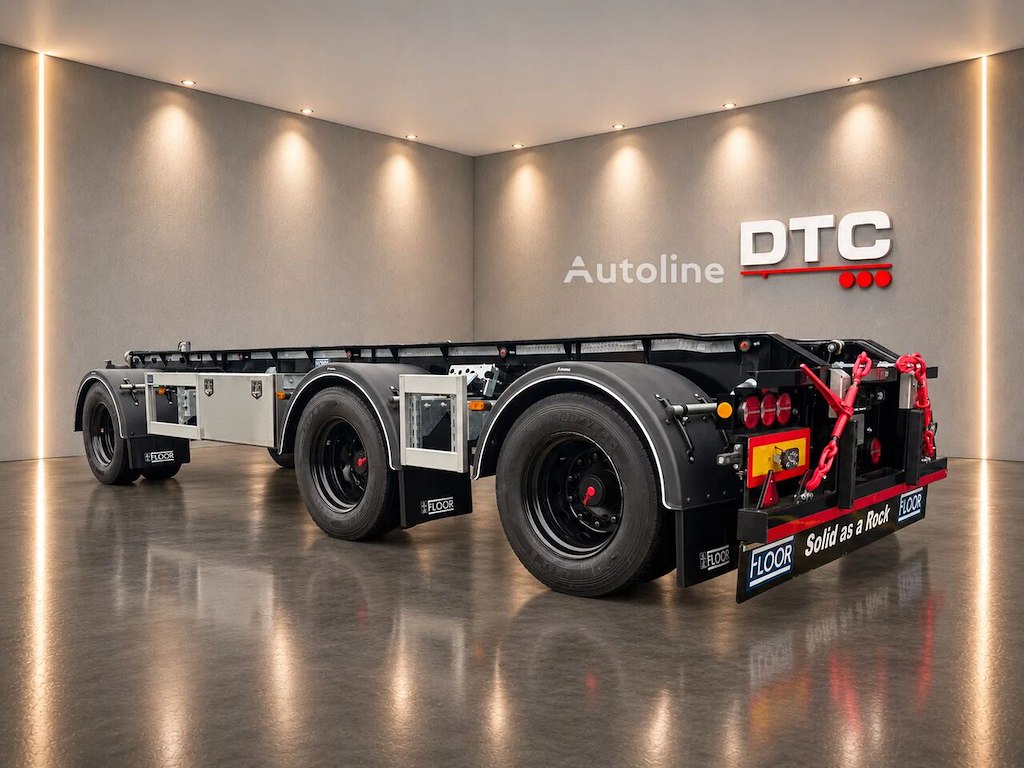 Nova Floor S-line container aanhangwagen | 30 ton | Dubbellucht prikolica za kontejnere