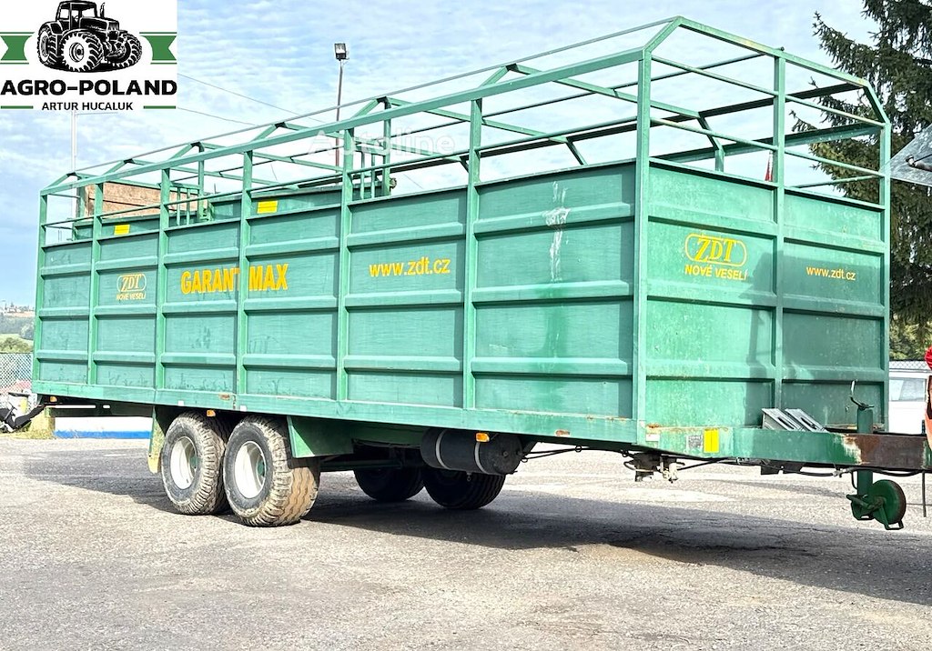 ZDT GARANT MAX NS 11 PZ - 2014 ROK - TANDEM prikolica za prevoz stoke