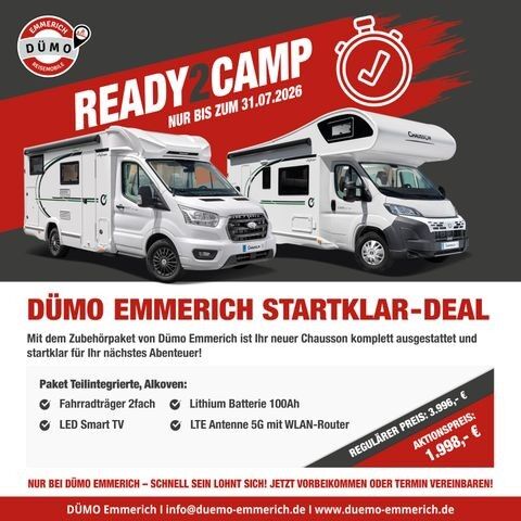 Chausson C727, Alkoven,Markise,Solar,Radio,Rückfahrk