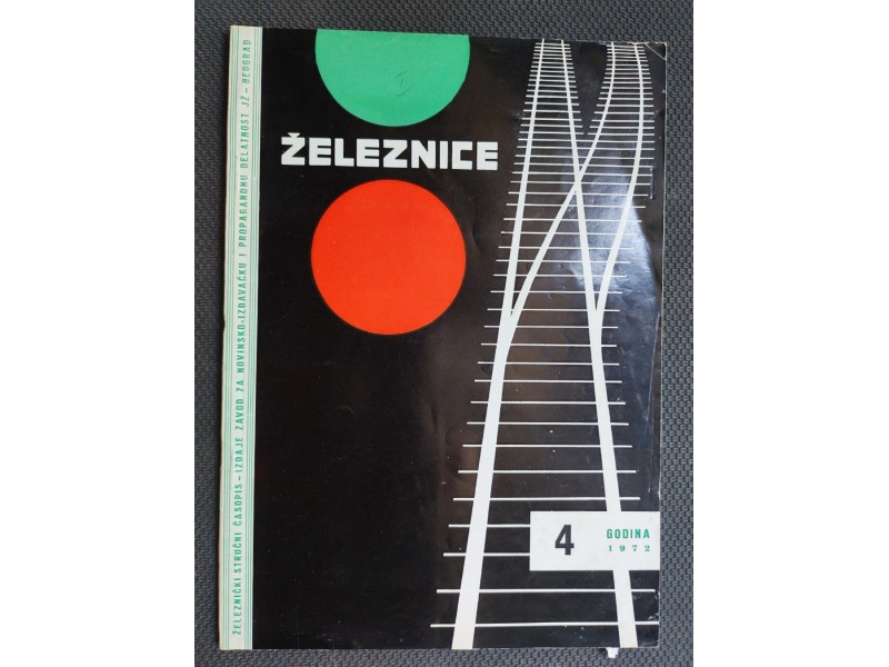 ŽELEZNICE časopis br. 4 1972.