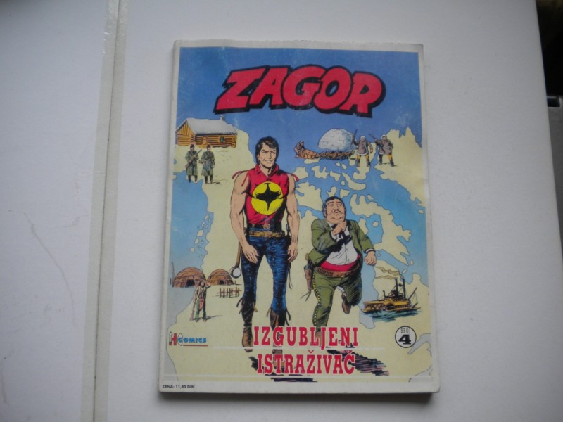 COMICS 1997 - ZAGOR br.4 - IZGUBLJENI ISTRAZIVAC 4 ;4+