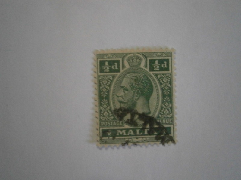 BRITANSKA KOLONIJA MALTA 1914. POLA PENIJA