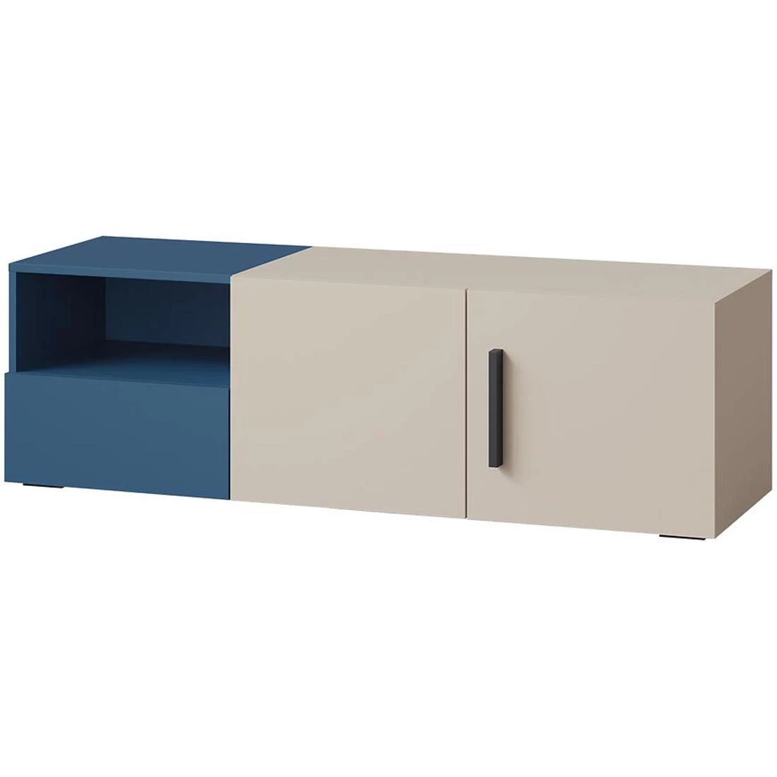 Lorin 9 TV stalak 135x40x42 kašmir/morsko plava