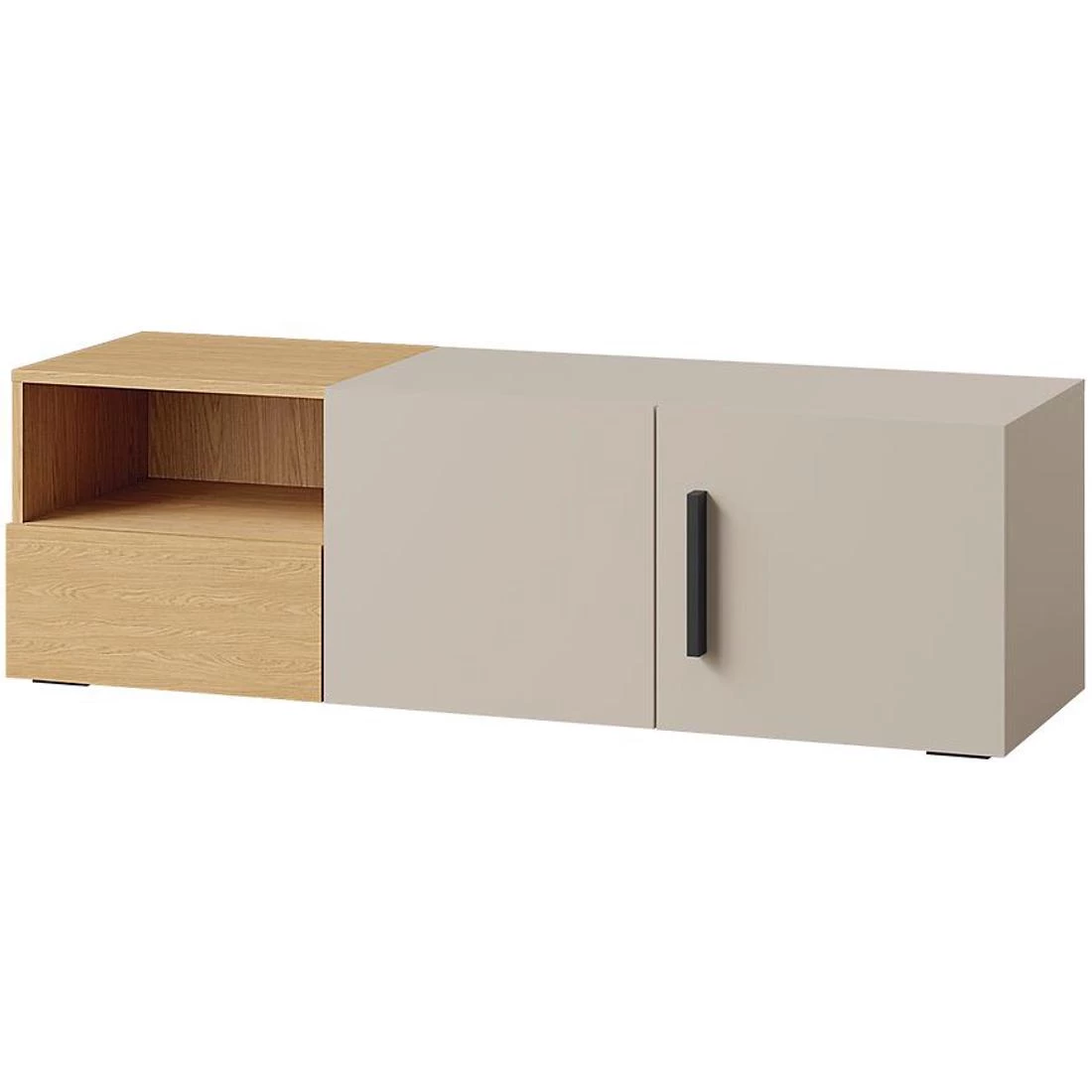Lorin 9 TV stalak 135x40x42 kašmir/hrast