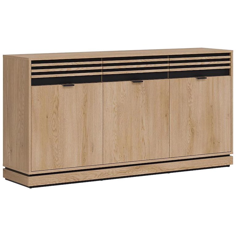 Ferro komoda 165x39x85 oak crem torro