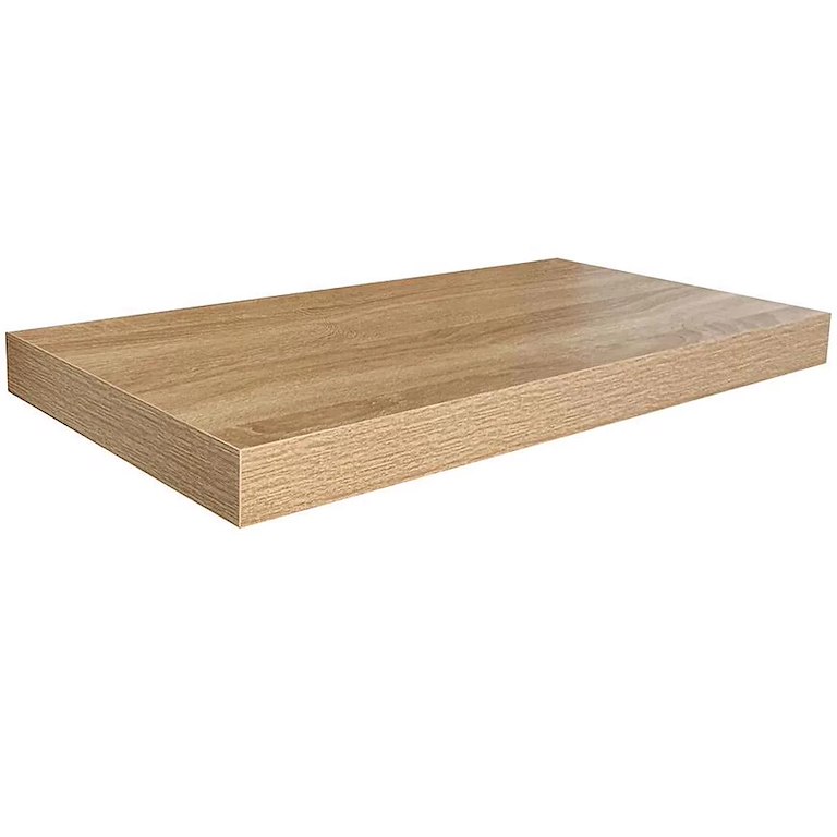 Ligno zidna polica 80x26x5 hrast