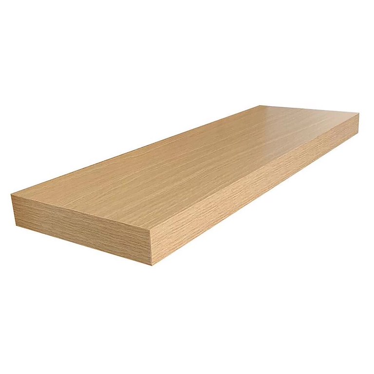 Ligno zidna polica 100x26x5 hrast
