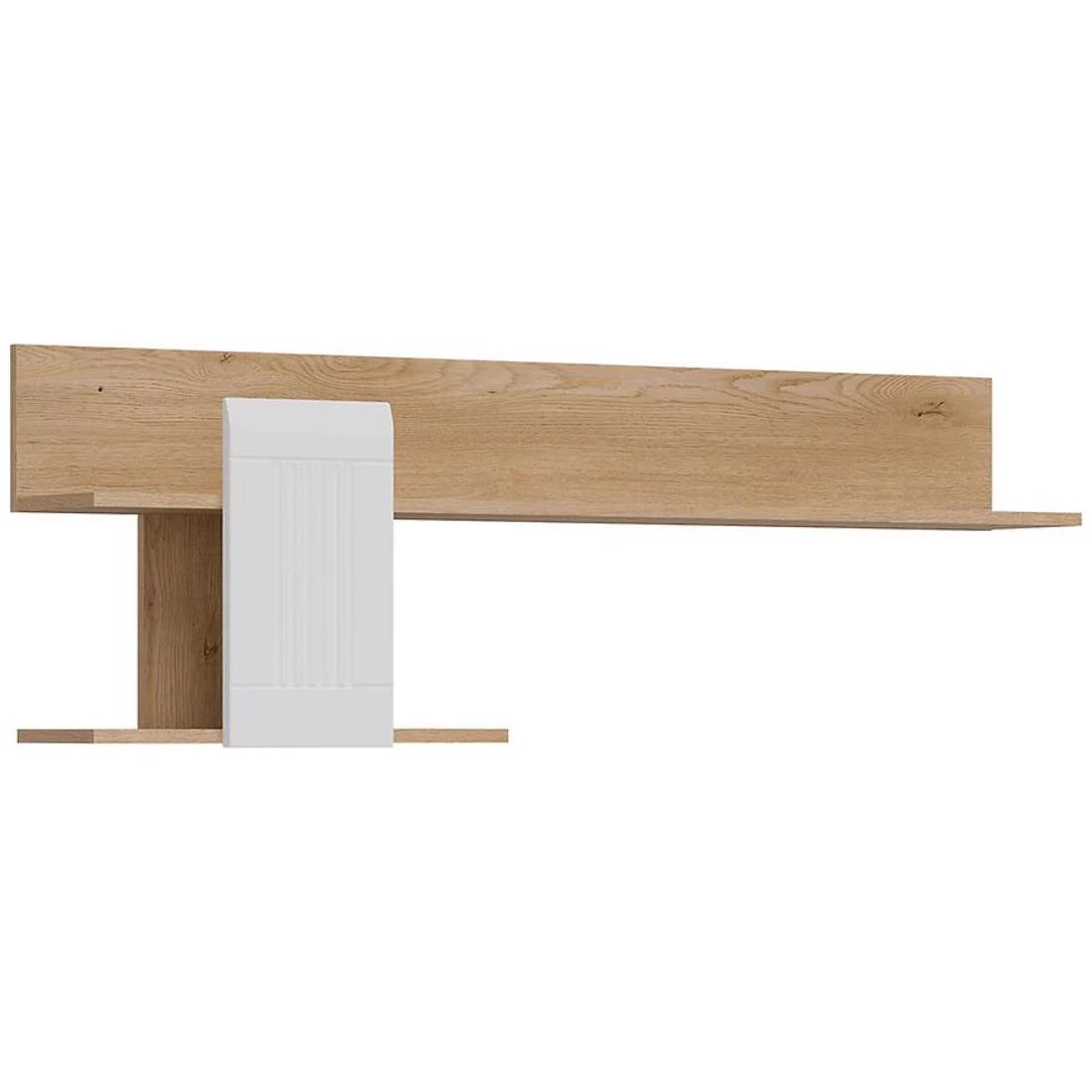 Milton zidne police 138x23x46,5 bela