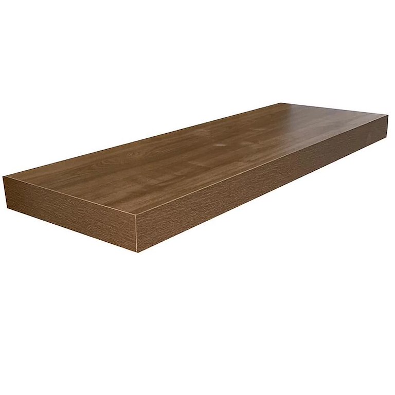 Ligno zidna polica 60x26x5 braon