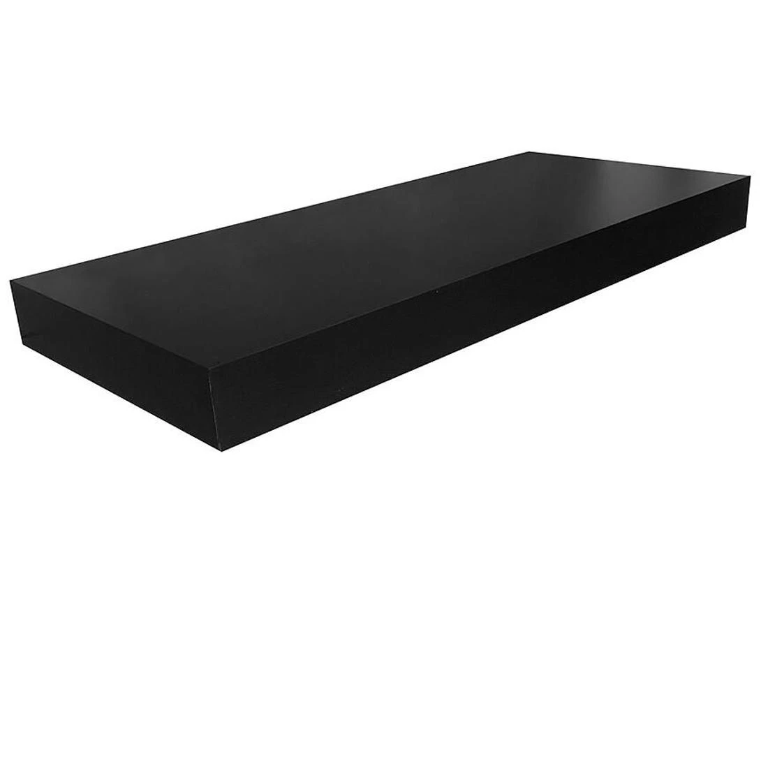 Ligno zidna polica 60x26x5 crna