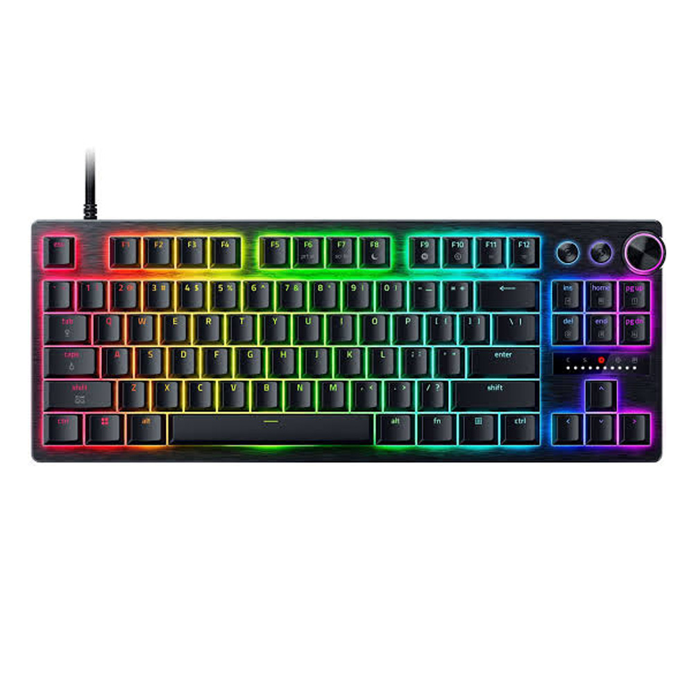 RAZER Huntsman V3 Pro Low-profile Tenkeyless 8KHz - Analog Optical Esports Keyboard