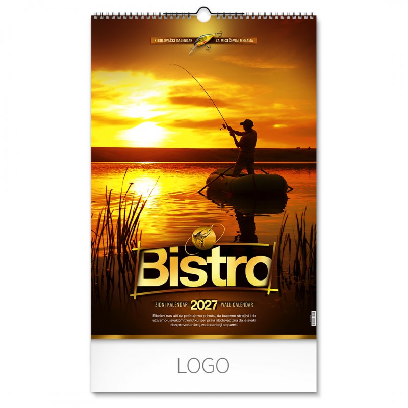 BISTRO, zidni kalendar: 7 listova, dvomesečni