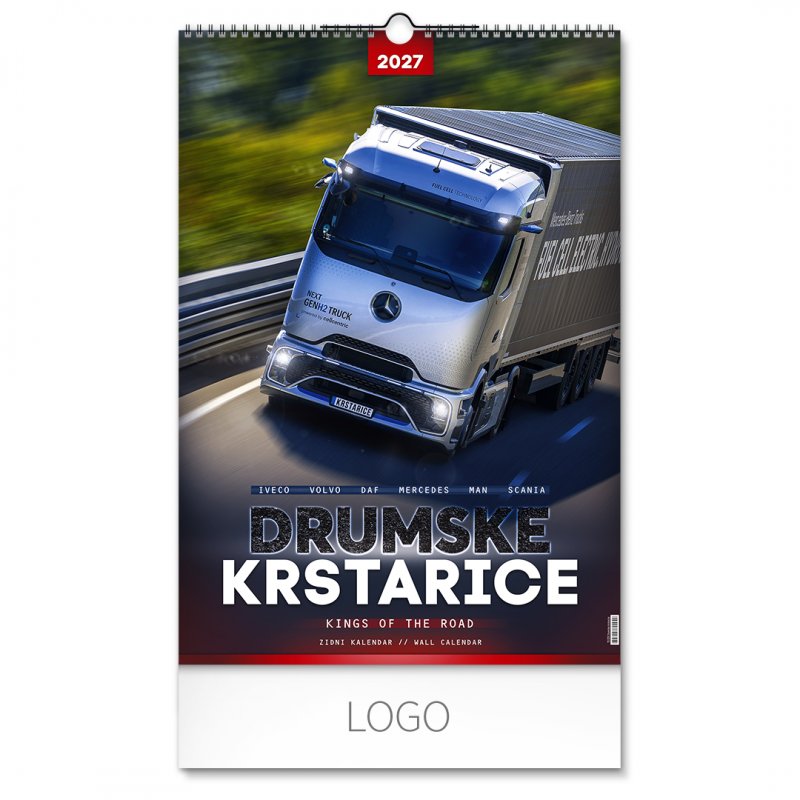 DRUMSKE KRSTARICE, zidni kalendar: 7 listova, dvomesečni