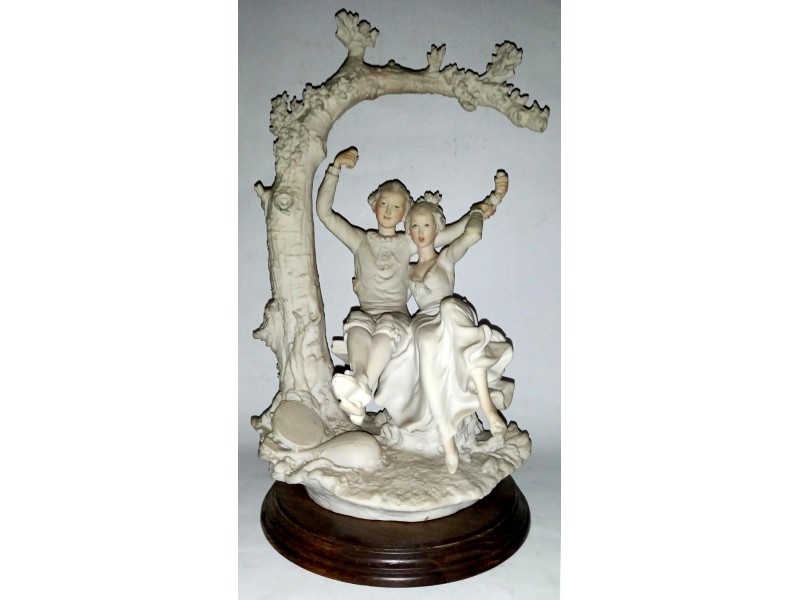 FIGURA - MLEVENI KAMEN, POTESKA ZIG 43X24X22cm