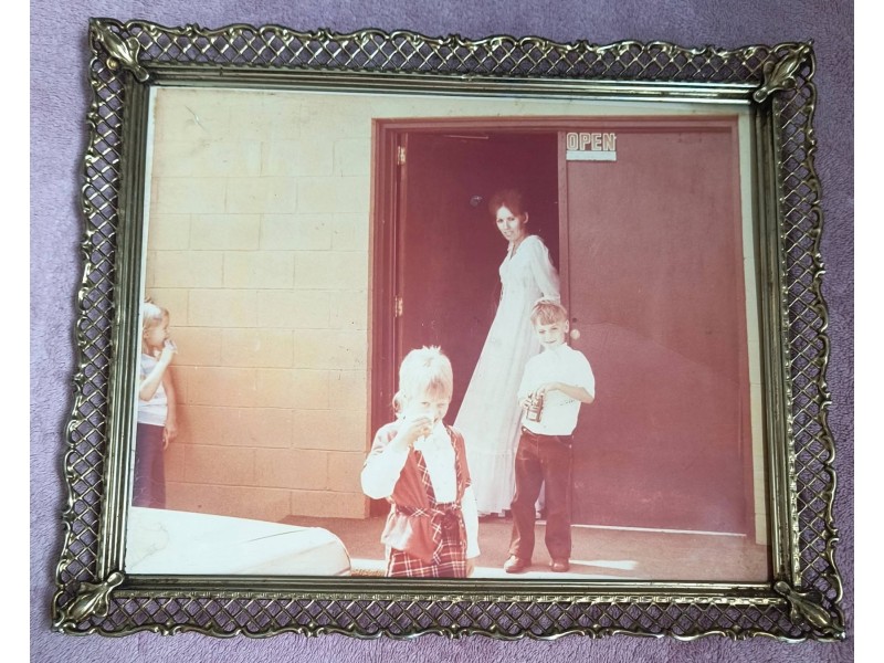 Stari ram za slike sa Kodak printom