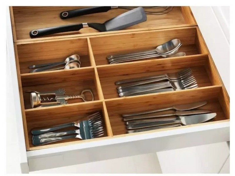 Ikea Variera bambus ulošci za escajg i pribor -2 kom