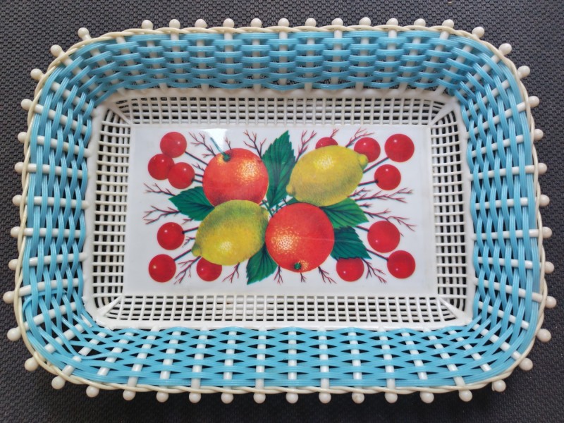 ExYu retro korpica za hleb (plava)
