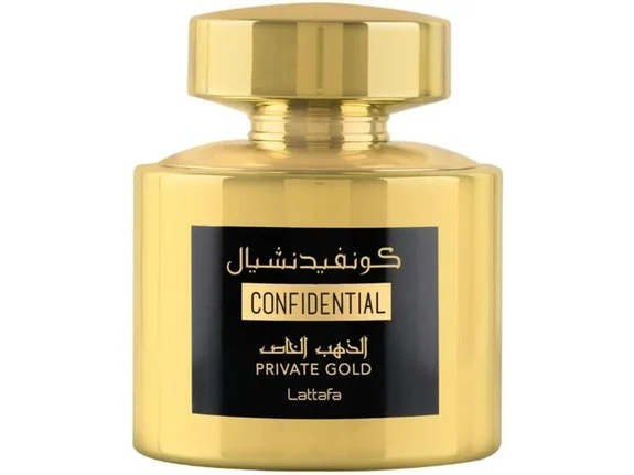Lattafa Unisex parfem Confidential Private Gold Eau De Parfum 100 ml