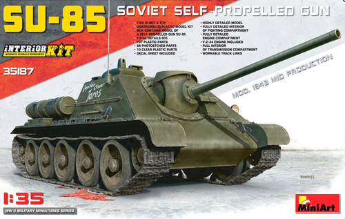 MiniArt 35187 SU-85 Soviet Self-Propelled Gun
