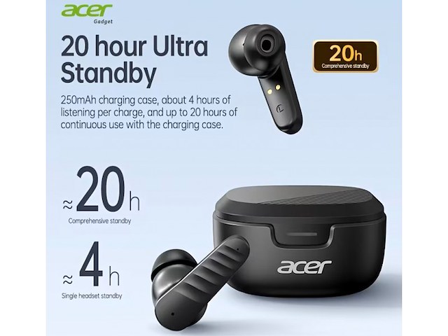 Acer OHR503 TWS Bežične Bluetooth Slušalice - više boja