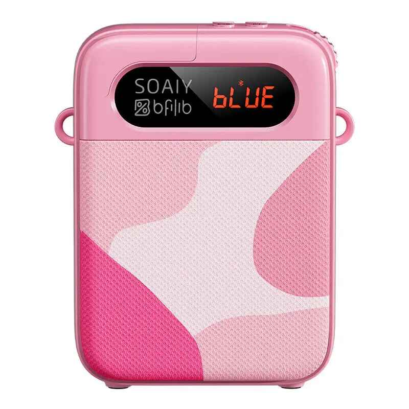Soaiy Bluetooth zvučnik sa mikrofonom KY02, TF, Roze