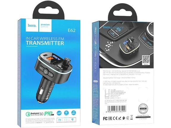 Hoco FM Transmiter za kola E62 Fast