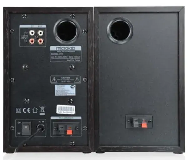 Microlab Aktivni drveni zvučnici B72, 2.0, 24W, RMS(2x12W), 3,5mm