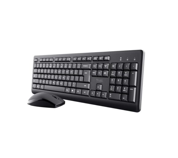 Trust - Tastatura+miš TRUST Primo bežicni set/US/crna
