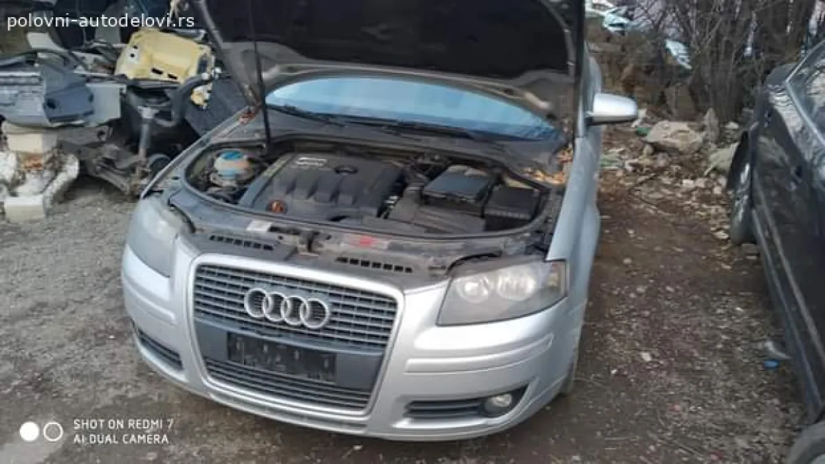 AUDI A3 8P HAUBE BRANICI FAROVI MEHANIKA