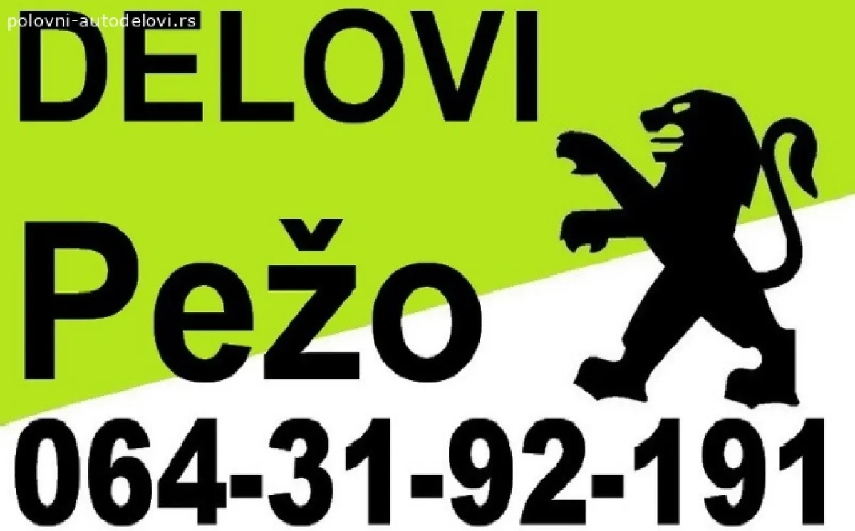 Pežo 206 DELOVI Peugeot