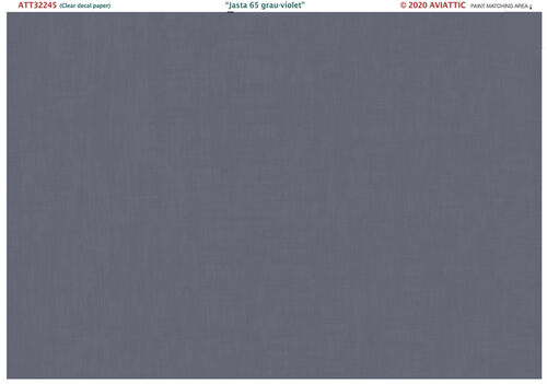 Aviattic ATT32245 Jasta 65 Grau-violet - paint on linen (clear decal paper)