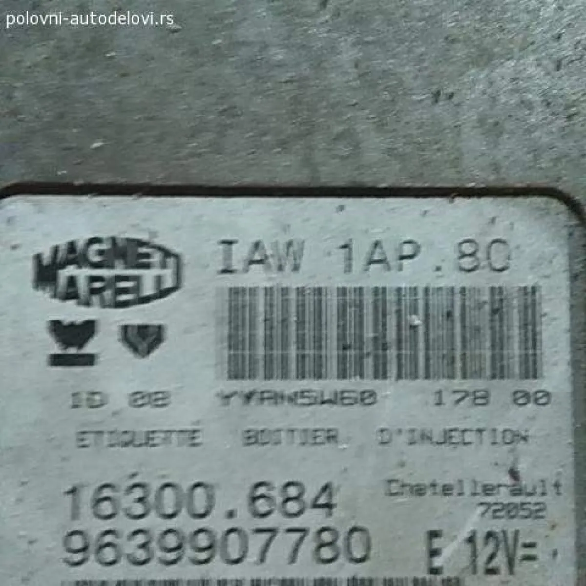 Pežo 206 Kompjuter Magneti Marelli 9639937780
