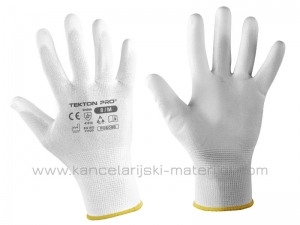 SAFETY GLOVES Basic zaštitne rukavice (bele)
