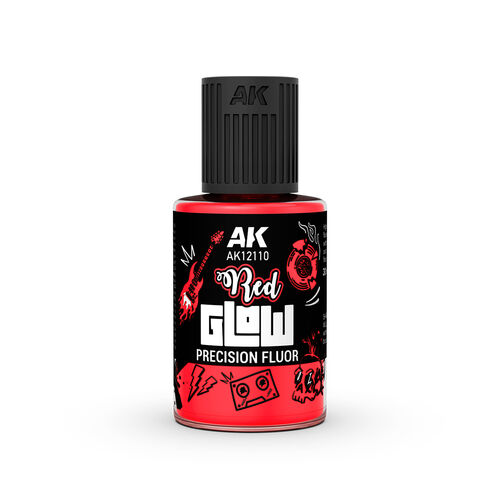 NEW! AK-Interactive AK12110 Red Glow Precision Fluor