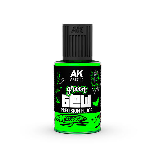 NEW! AK-Interactive AK12114 Green Glow Precision Fluor