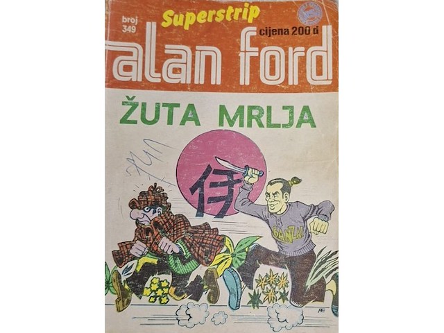 Alan Ford br. 349- Žuta mrlja