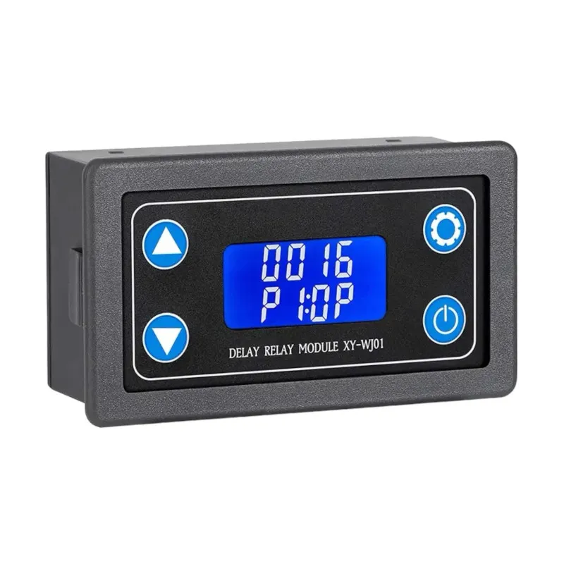 Programabilni tajmer digitalni relej XY-WJ01, 6–30 V DC, 0.01 s do 9999 min