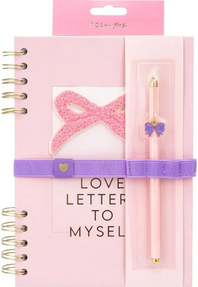 POSH POP olivka i notes PINK