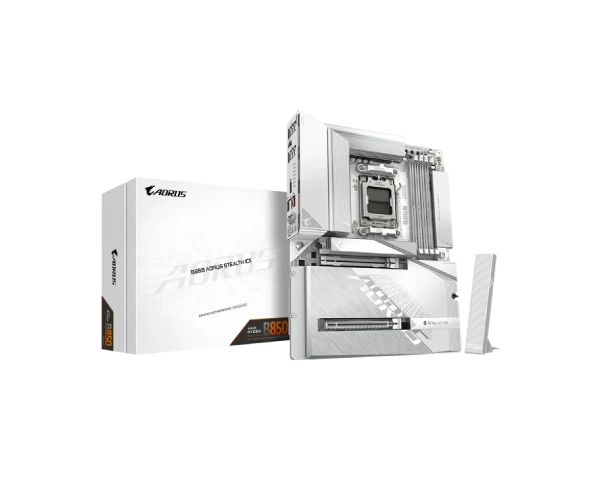 Maticna ploča AM5 Gigabyte B850 AORUS STEALTH ICE DDR5 HDMI/M.2