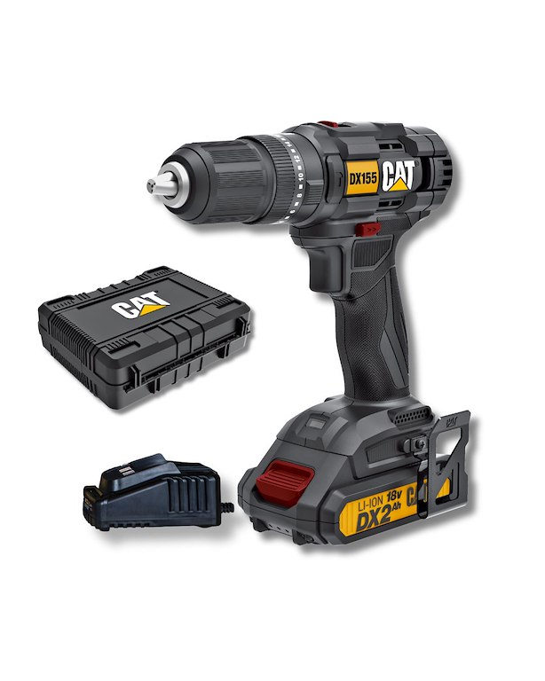 CAT aku-vibraciona bušilica zavrtač DX155.2 18V