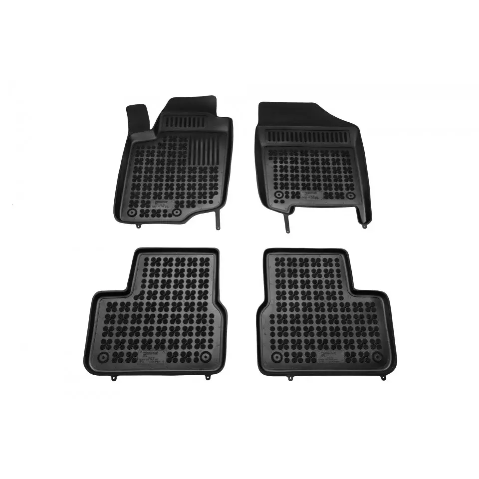 Rezaw-Plast Tipske patosnice gumene Peugeot 207 (2006-2012), 4 komada, Crne