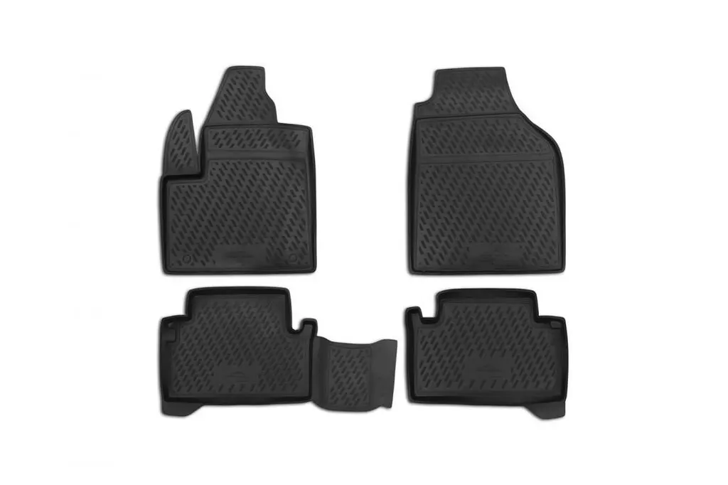 Element Tipske gumene patosnice Ford Tourneo Connect (2002+), 4 komada, Crne